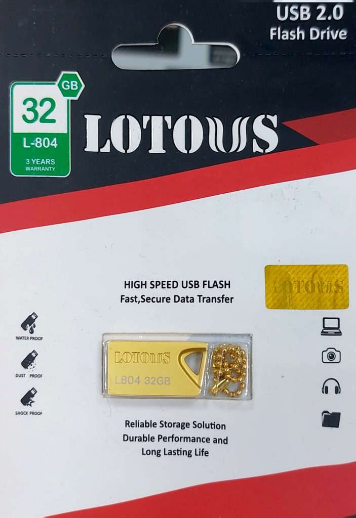 فلش مموری لوتوس مدل L-804 ظرفیت 32 گیگابایت - فروشگاه اینترنتی مهاباد مارکت